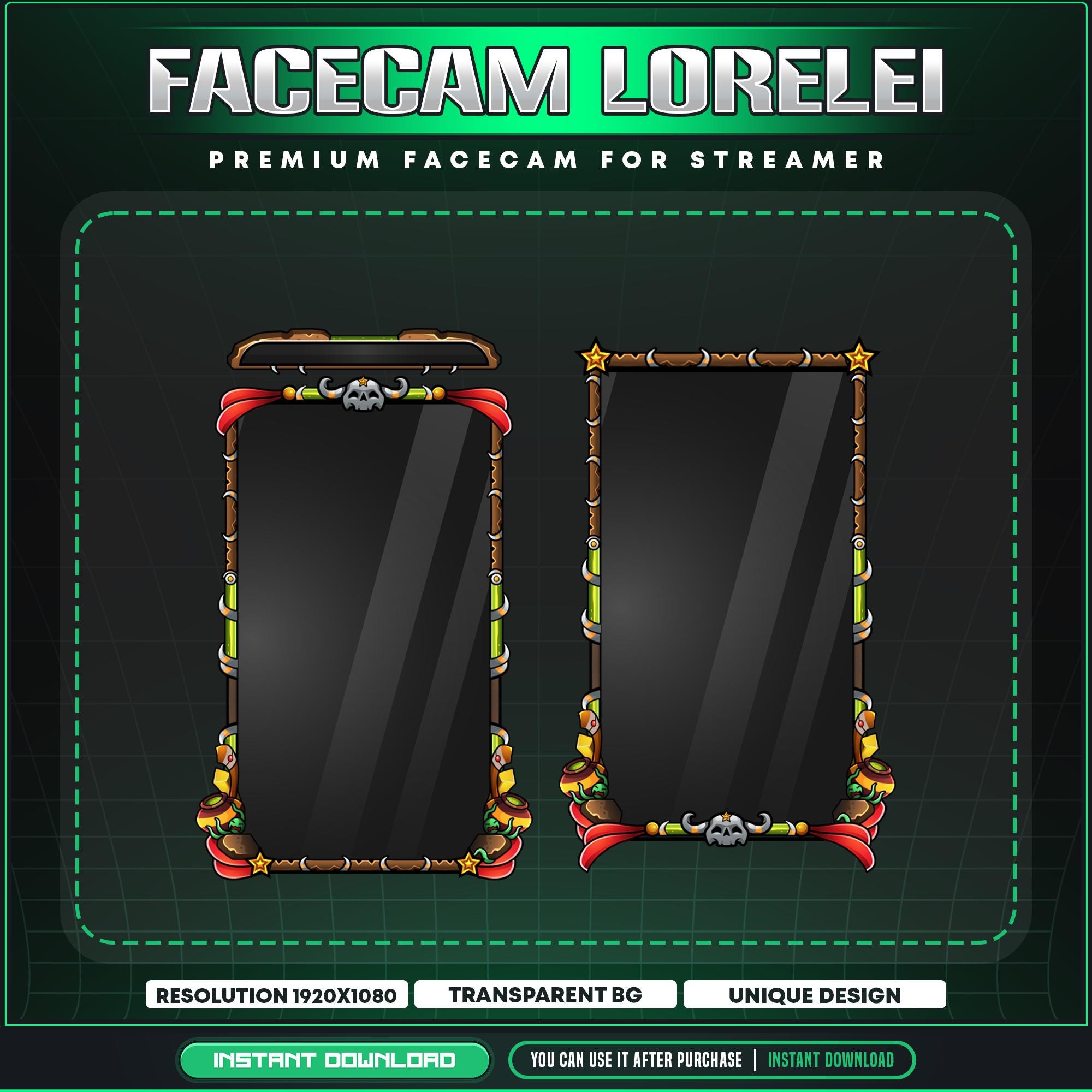 Webcame Overlay With Supernatural Theme - Camera Border for Streaming ...