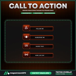 Tiktok Overlay With Demonic, Creepy, Satanic, Red Color Theme Devil ...