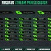 Green Twitch Overlay Package Green Twitch Theme Stream Overlay Pack ...
