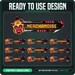 50x Spartan Pig Panels Animal Twitch Panels Customize Text Twitch ...