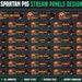 Spartan Pig Theme Stream Overlay Pack Thematic Overlay Animal Overlay ...