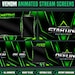 Professional Clean Green Overlay Pack for Twitch Twitch Overlay Stream ...