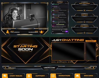 Nature Streaming Overlay Twitch Overlay I Twitch Panels I - Etsy
