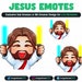 10x Jesus Emotes for Twitch Christmas Theme Emotes Youtube - Etsy
