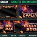 Space Galaxy Stream Overlay Package | Galaxy Twitch Package | Space ...