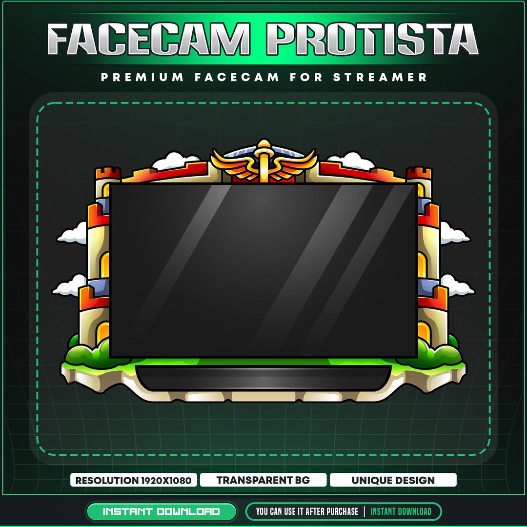 Kingdom Castle Facecam Webcam Overlay With Kingdom, Castle, Royalty ...