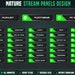 Nature Streaming Overlay Twitch Overlay I Twitch Panels I - Etsy