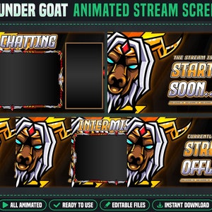 Thunder Goat Overlay Pack Thematic Overlay Animal Overlay Overlay for ...
