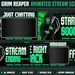 Alien Grim Reaper Stream Overlay Pack Heroic Fantasy Overlays Overlay ...