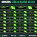 Professional Green Overlay for Stream Green Theme Overlay Clean Overlay ...