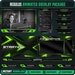 Green Twitch Overlay Package Green Twitch Theme Stream Overlay Pack ...