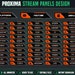 ORANGE Twitch Overlay Package Orange Twitch Theme Stream Overlay Pack ...