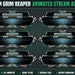 Alien Grim Reaper Stream Overlay Pack Heroic Fantasy Overlays Overlay ...