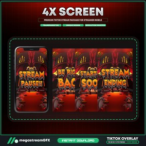 Devil Gate Tiktok Overlay Tiktok Overlay With Demonic, Horror and ...