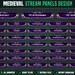 Medieval Stream Overlay Package medieval Twitch Overlay Twitch Webcam ...