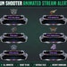 Gun Shooter Stream Overlay Package Gun Shooter Twitch Overlay Twitch ...