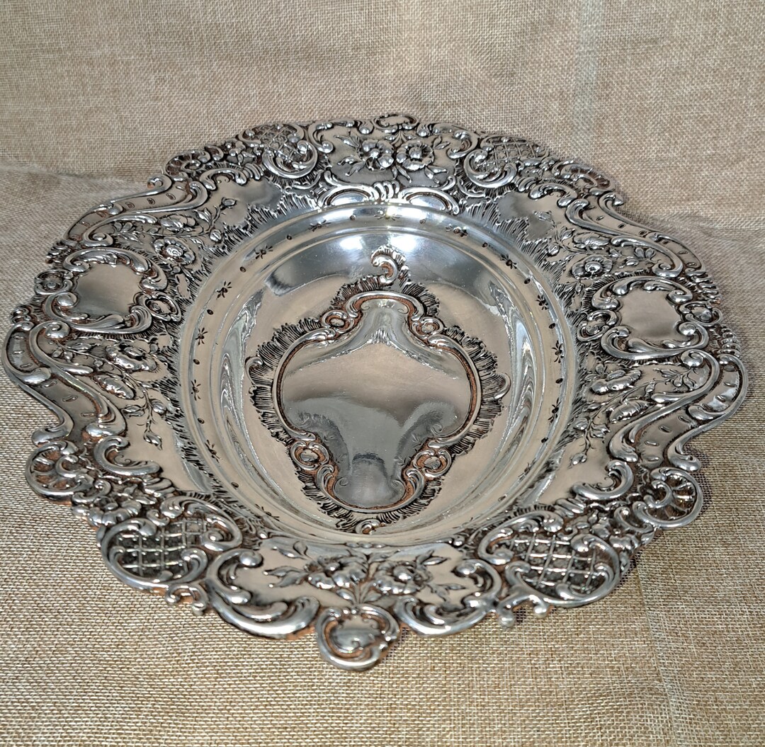 Silver Fruit Tray, Silver Tray, Judaica Art, Jewish Art, Silver ...