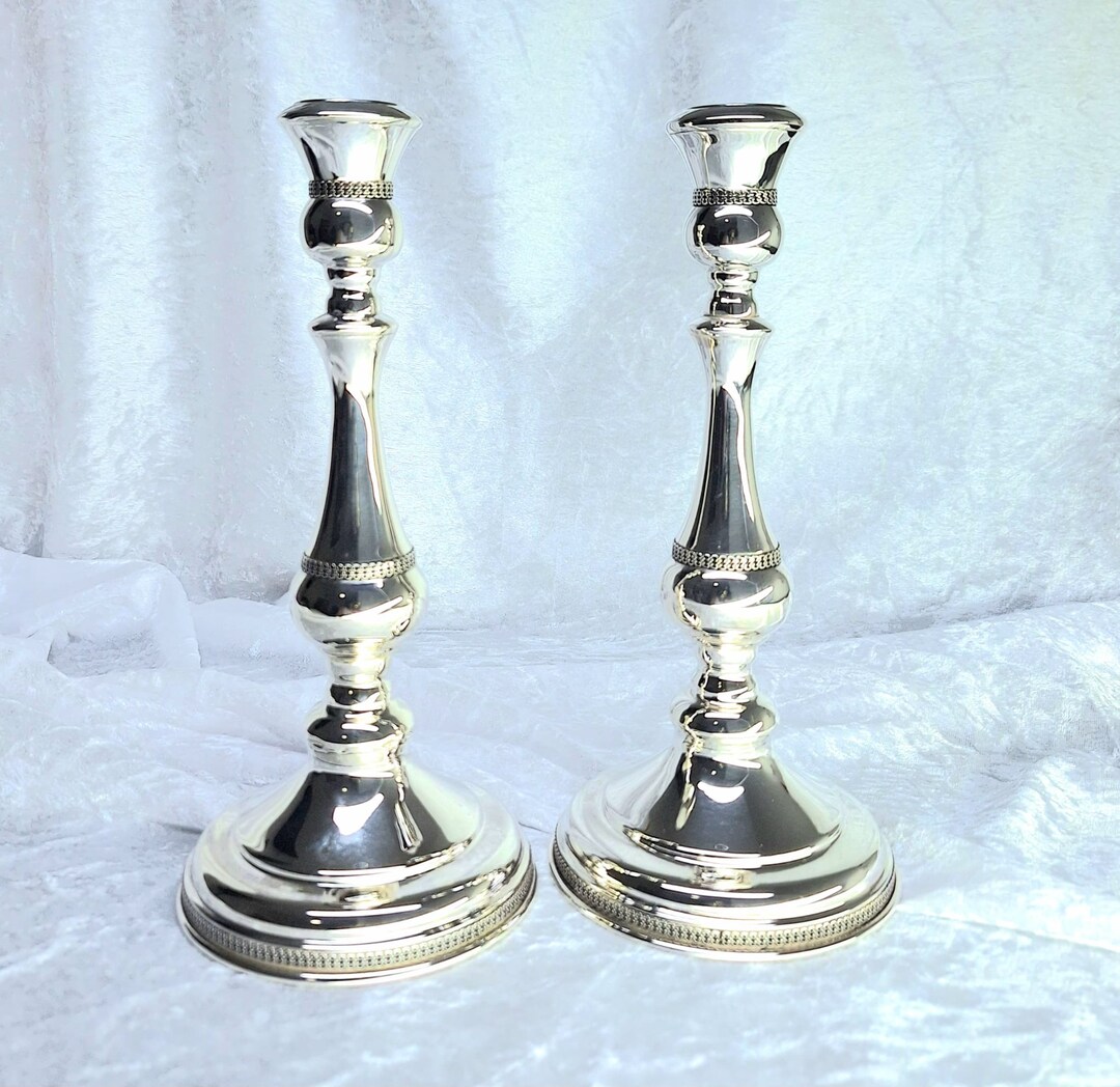 Sabbath Candlesticks, Silver Candlesticks, Judaica Art, Jewish Art ...