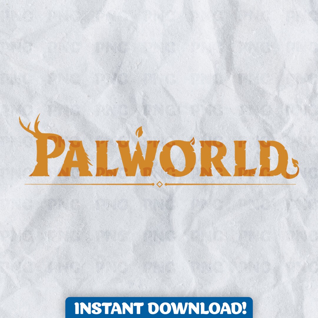 PALWORLD Game Logo PNG, Digital Download for Branding & Design, High ...