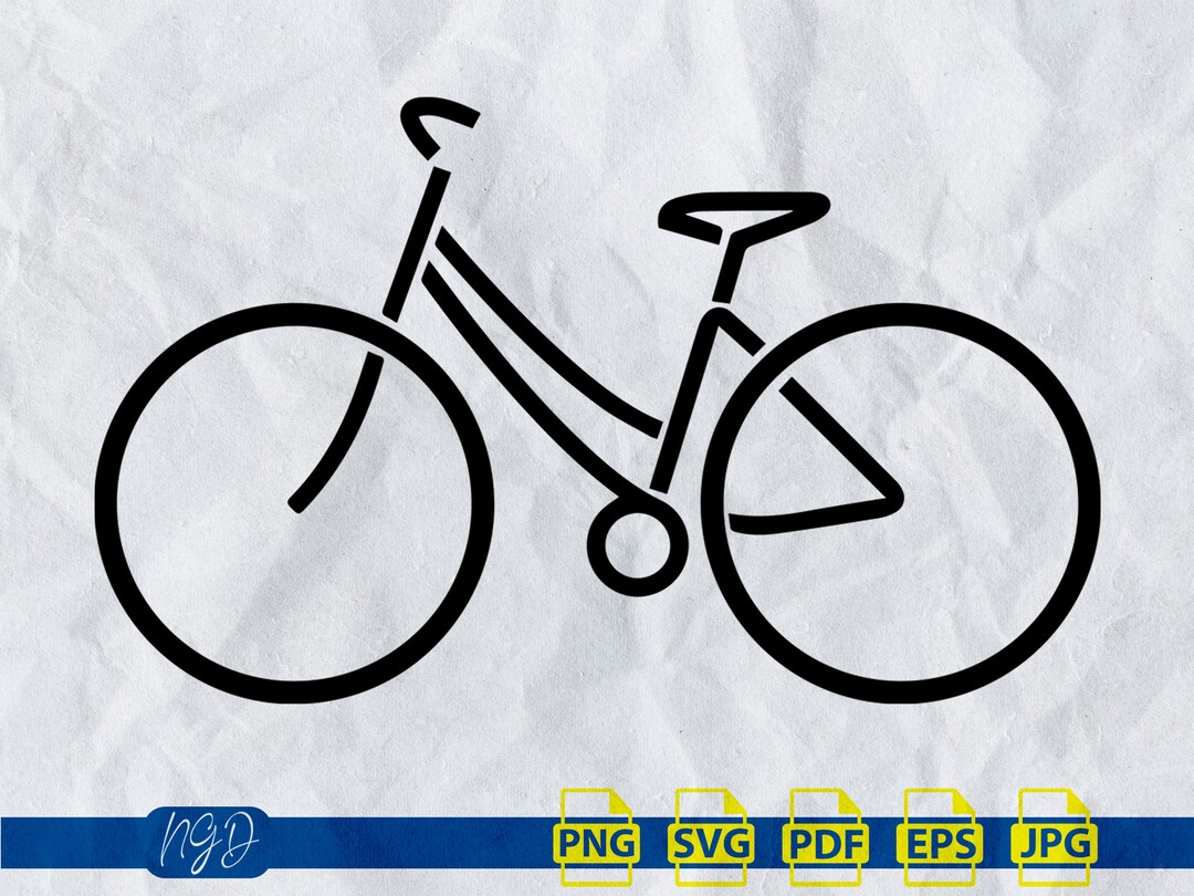 Vélo Svg Silhouette de vélo Cycle PNG - Etsy France