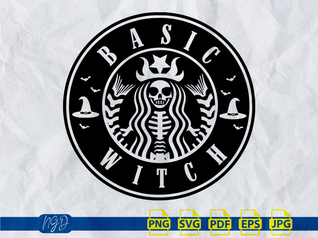 Basic Witch Svg, Happy Halloween Svg - Etsy