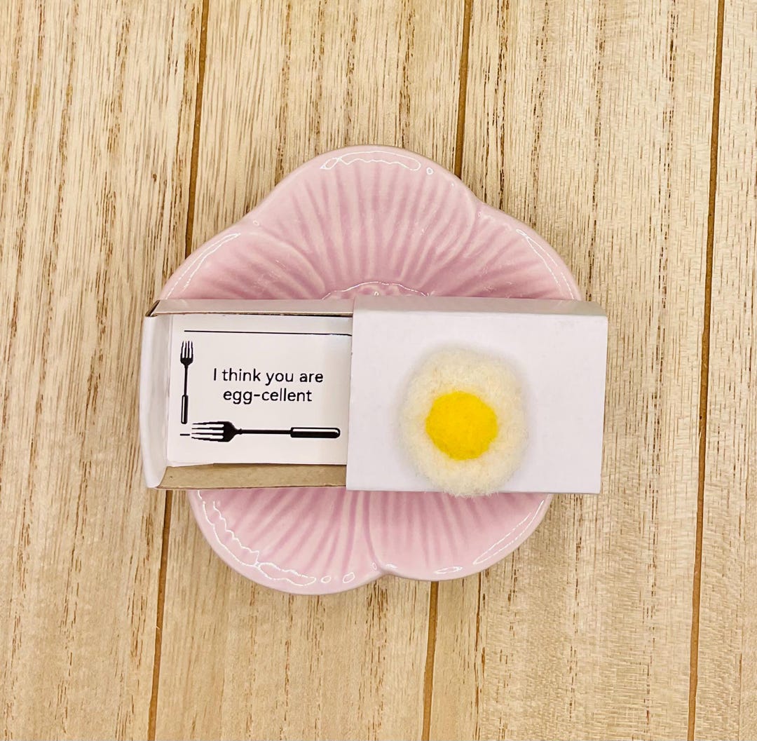 Cute Felt Egg Matchbox Gift, Valentine Gift, Anniversary Gift, Birthday ...