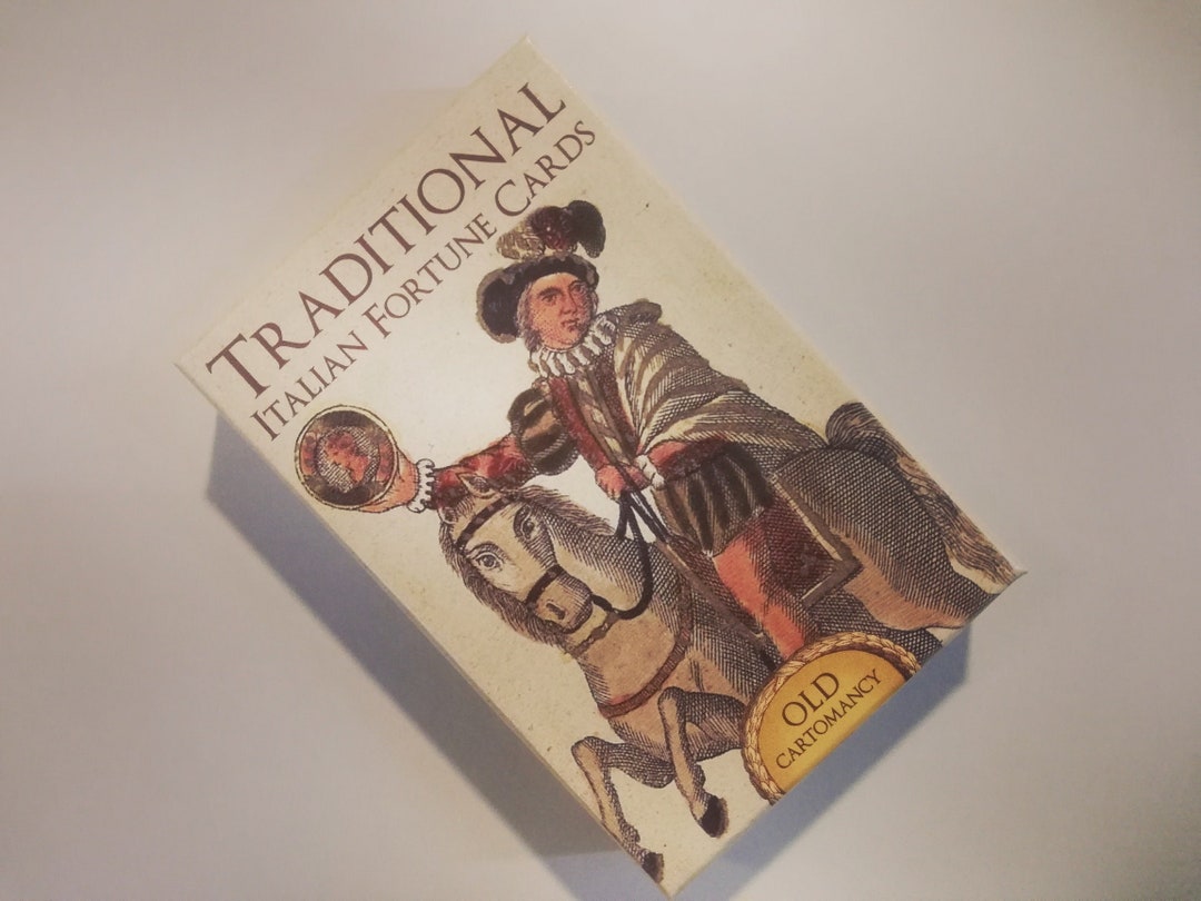 Traditional Italian Fortune Cards Old Cartomancy Tarot Cards - Etsy