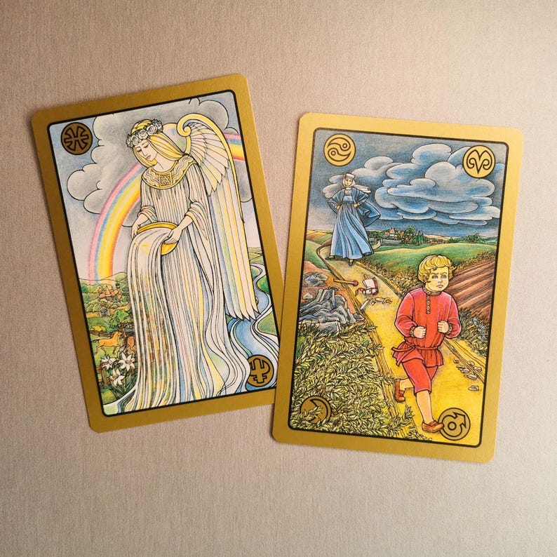 Oracle Cards | Symbolon Pocket | Past Lives 78 Card Deck | Memory ...