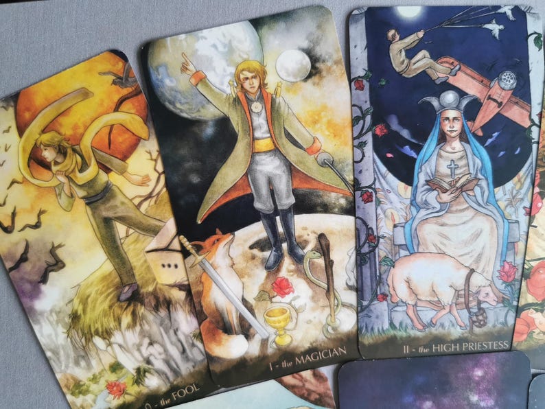 Little Prince Tarot Deck, Rider Waite Style, Beginner Friendly - Etsy