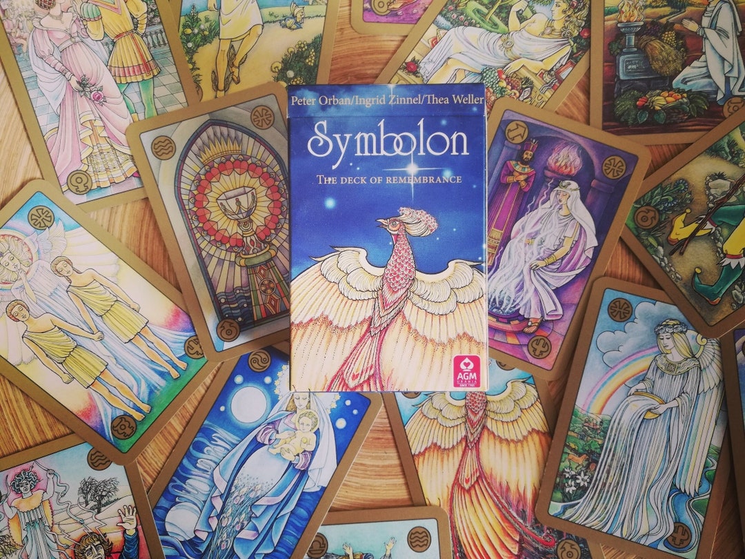 Symbolon Pocket Tarot Cards Deck | Past Lives Oracle Card Deck | Memory Awakening | Astrological ...