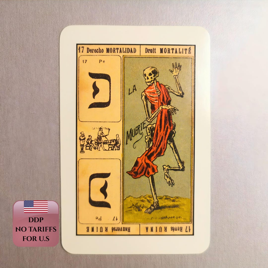 Cartas del Tarot Catalán, Baraja Vintage de 80 Cartas para ...
