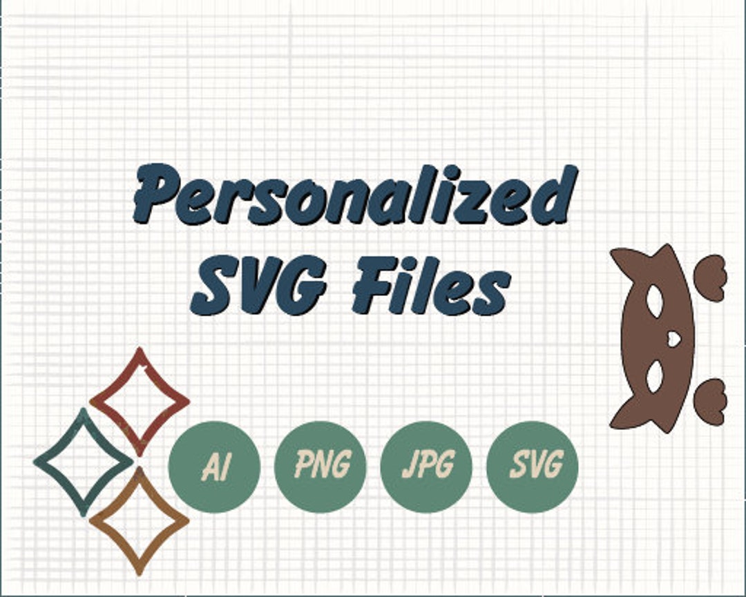 Custom Svg File, Personalized Svg Cut Files, Custom Design Vector Files ...