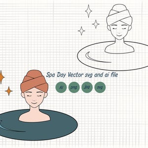 Spa Day Svg Beauty Salon Png, Spa Clipart Esthetician Svg Self Love Svg ...