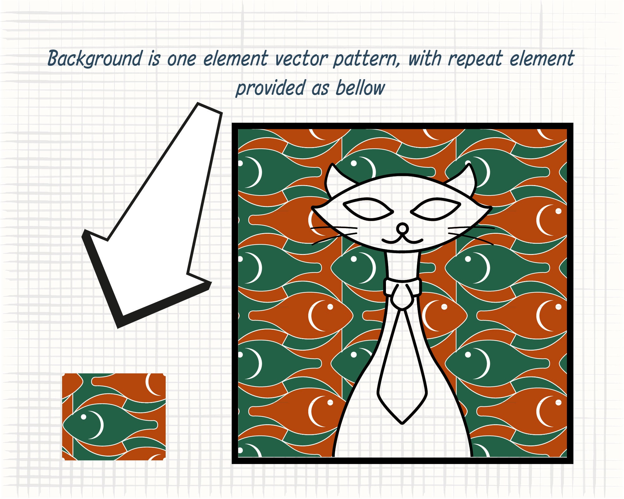 Atomic Cat Portrait, Retro Atomic Cat Png Mcm Kitties Svg Retro Cat ...