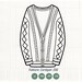 Folklore Cardigan Svg, Cable Sweater Png, Knitwear Vector, Cable Knit ...