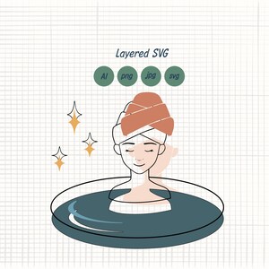 Spa Day Svg Beauty Salon Png, Spa Clipart Esthetician Svg Self Love Svg ...