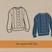 Knitted Sweater Svg Cut Files, Knitwear Cardigan Png, Knit Jumper ...