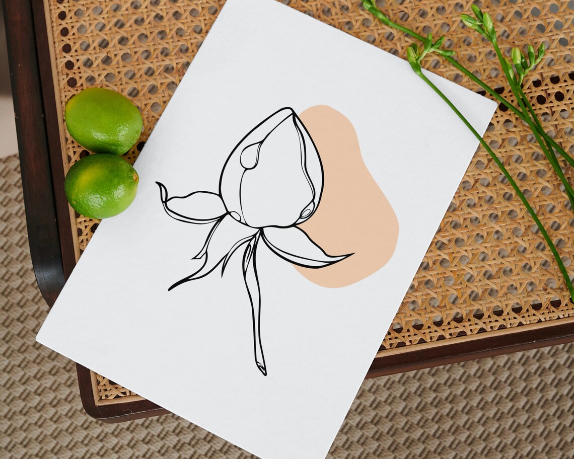 Esthetician Svg, Beauty Svg, One Line Art Rose Svg Line Art Svg ...