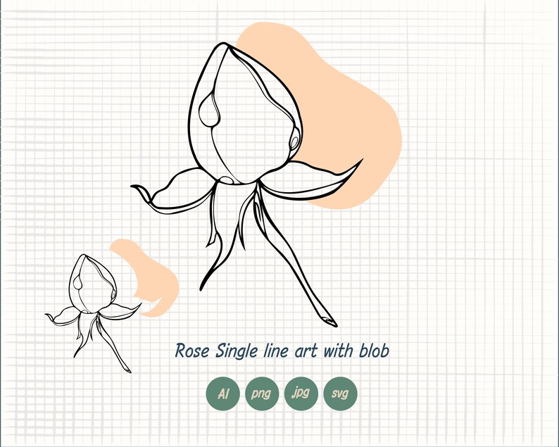 Esthetician Svg, Beauty Svg, One Line Art Rose Svg Line Art Svg ...