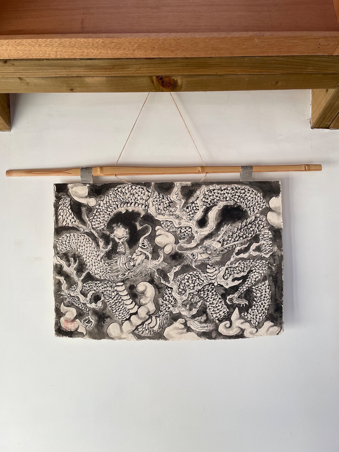 Japanese Dragon: Buddhist Temple Decoration - Etsy