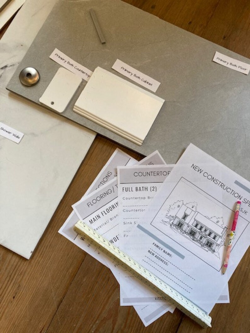 New Construction Selection Book (for Homeowners) - Etsy