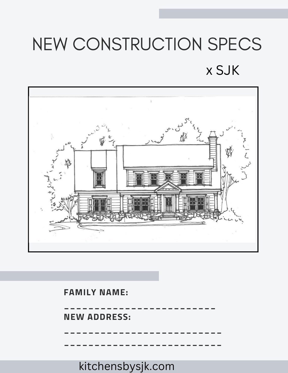 New Construction Selection Book (for Homeowners) - Etsy