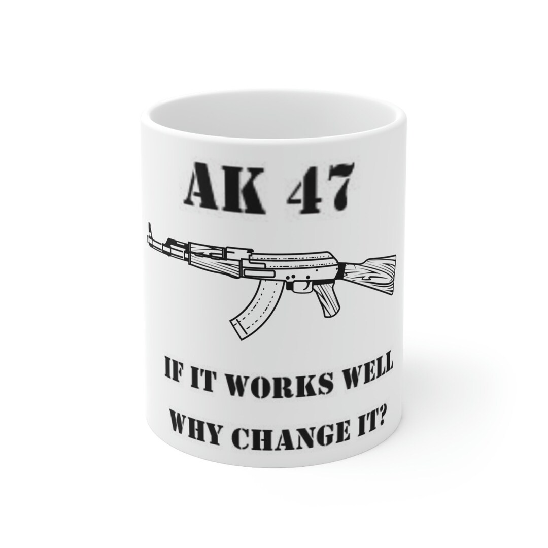 AK47 Automatic Machine Gun Weapon Ceramic Coffee Cups Gift - Etsy