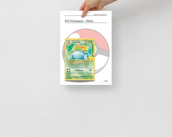 Venusaur Base Set - Etsy