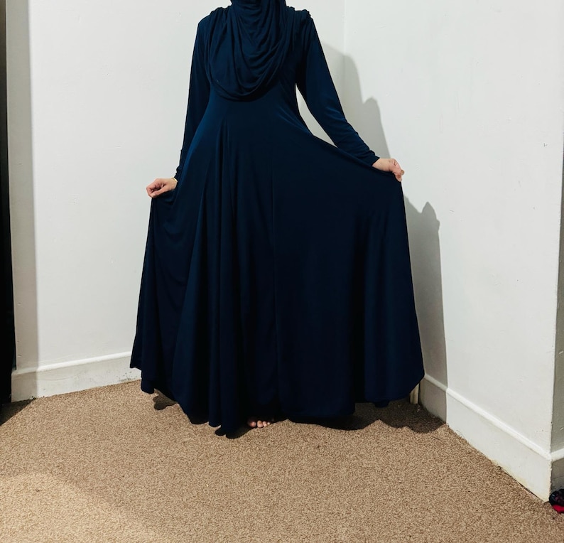 Womens New Umbrella Abaya Maxi Dress Jilbab Black Real Very Flared Abayas - Etsy