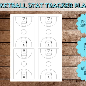 Basketball Score Sheet | Basketball Stat Tracker Player | Score Card ...