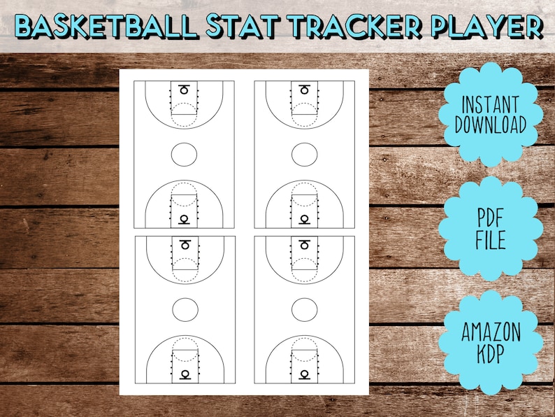 Basketball Score Sheet | Basketball Stat Tracker Player | Score Card ...