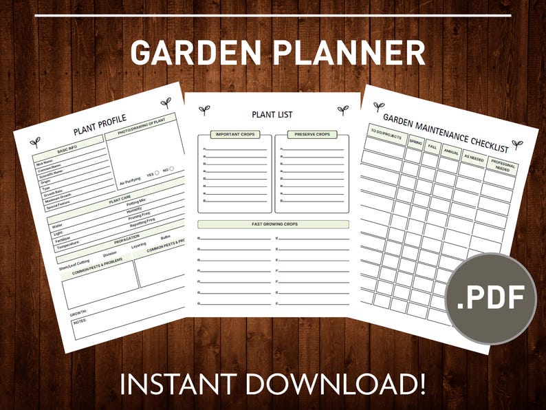 Ultimate Garden Planner Printable | Gardening Log | Flower Garden ...