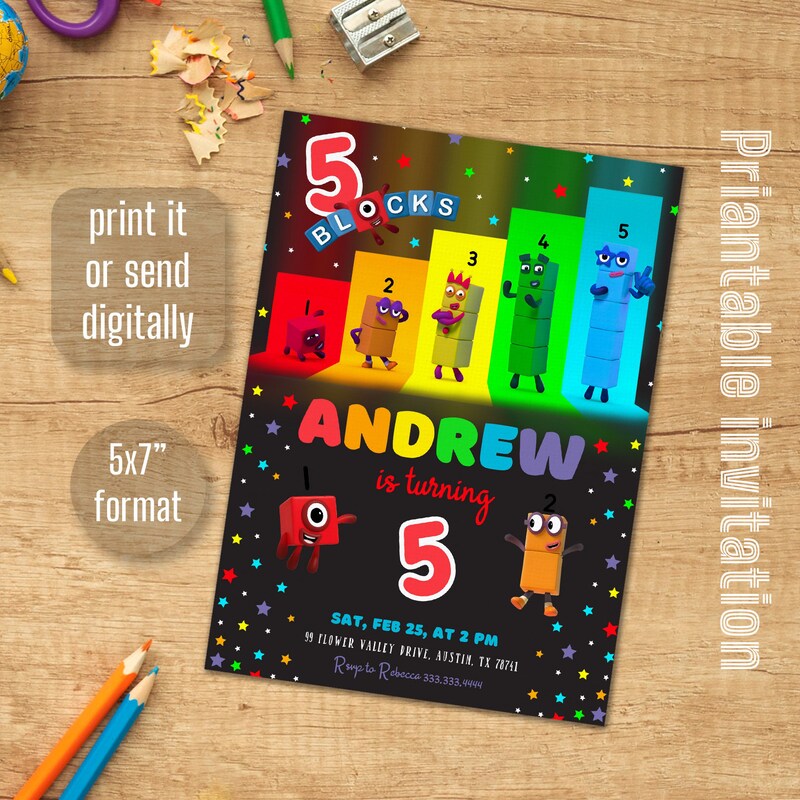 Number Blocks - Etsy