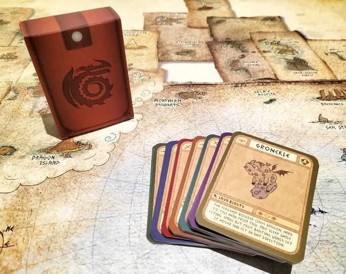 HTTYD Deck of Dragons how to Train Your Dragon Cards - Etsy